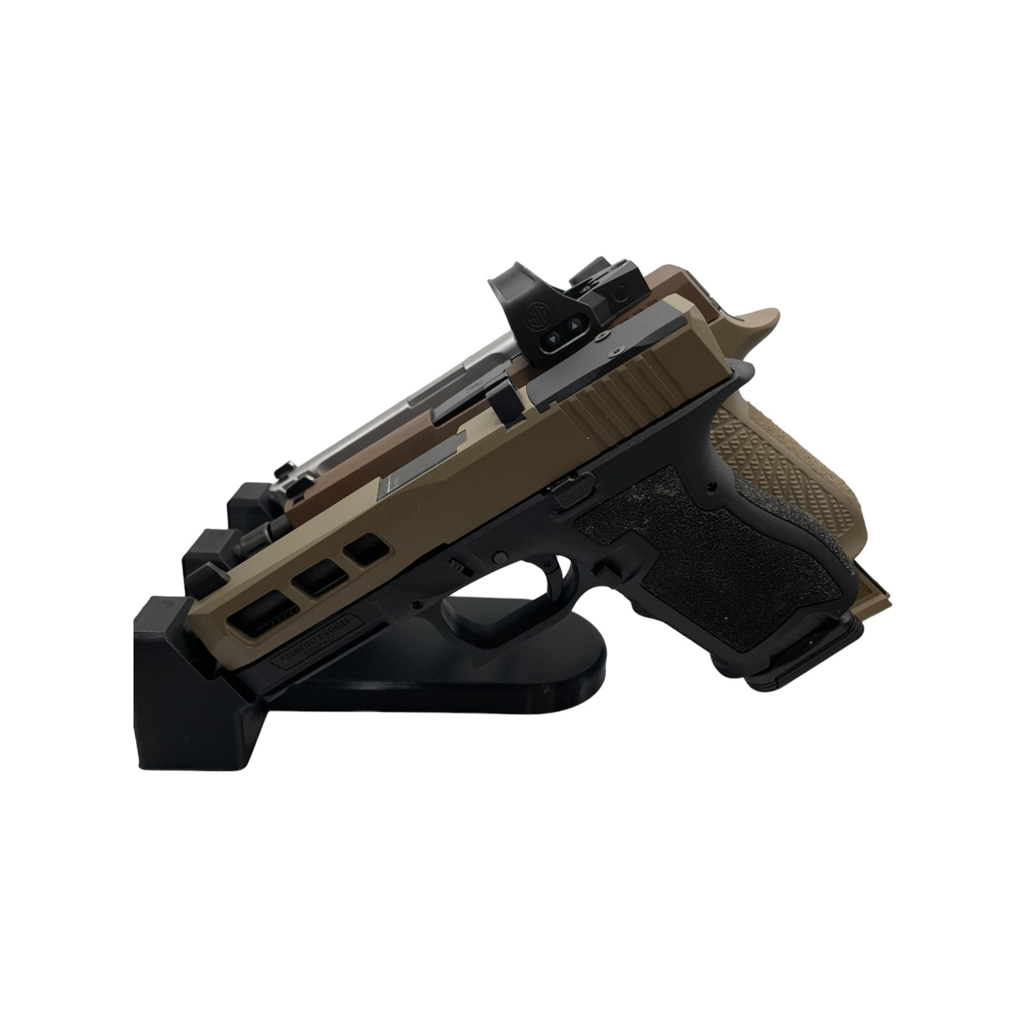 3 Pistols Barrel Stand / Gun Holder Rack Storage Organizer Tactical ...