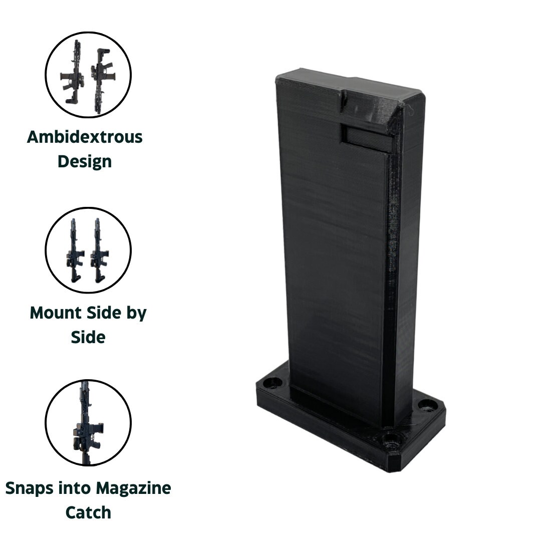 AR-15 Vertical Mount Wall /rifle Tactical Gun Holder Rack Storage Home ...