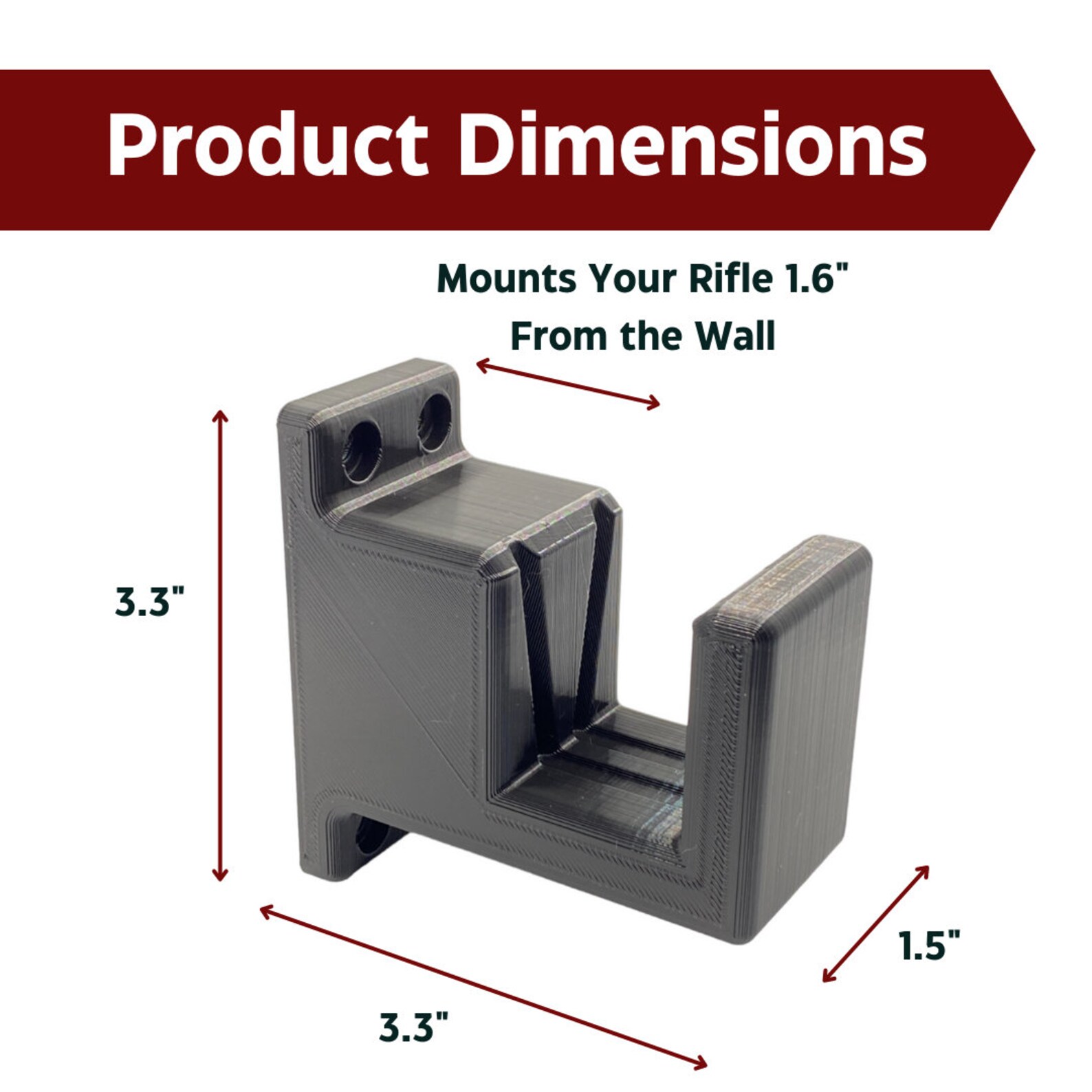 AR-15 Mount Wall / Rifle Tactical Gun Holder Rack Storage Home Defense ...