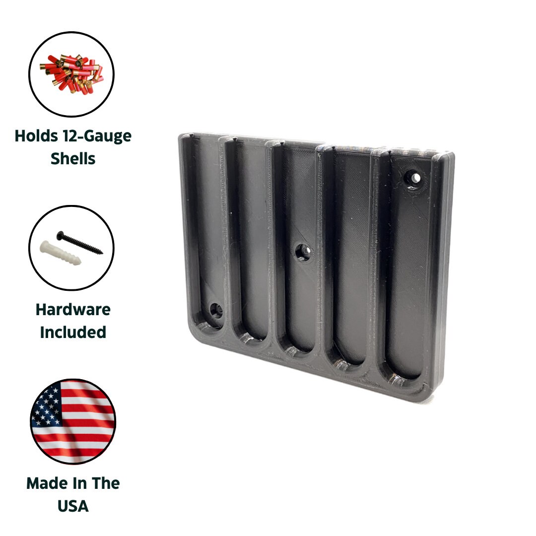 12-gauge Shotgun Shell Rack Wall Mount / Gun Holder Rack - Etsy