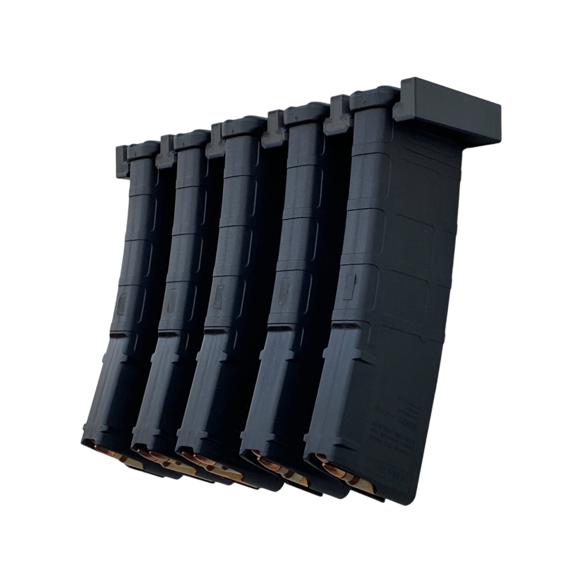 AR-15 Magazine Rack Wall / Rack Storage Home Organizer Safe Firearm ...