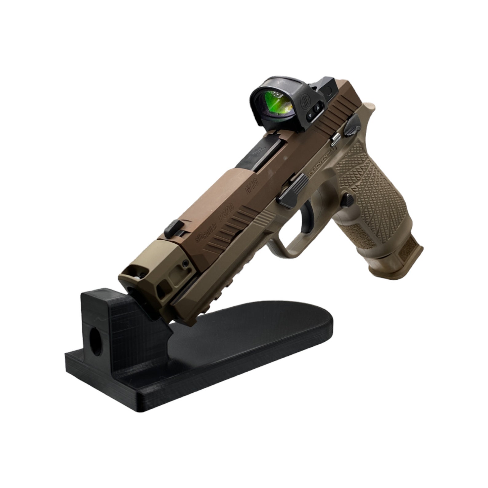 Pistol Barrel Stand / Gun Holder Rack Storage Organizer Tactical Night ...