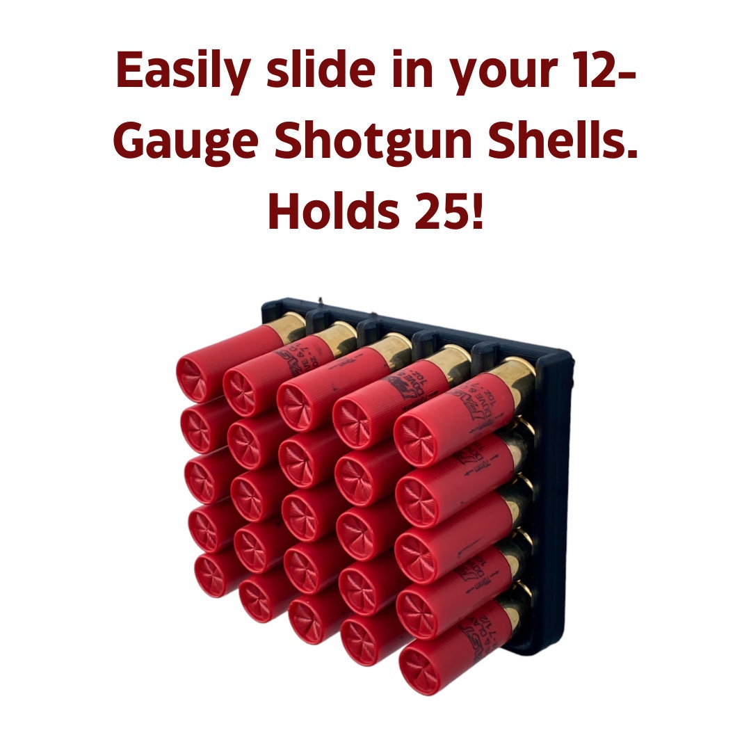 12-gauge Shotgun Shell Rack Wall Mount / Gun Holder Rack - Etsy