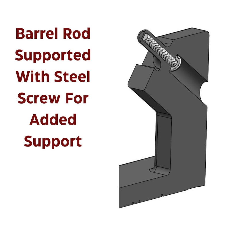 Pistol Barrel Stand / Gun Holder Rack Storage Organizer Tactical Night ...