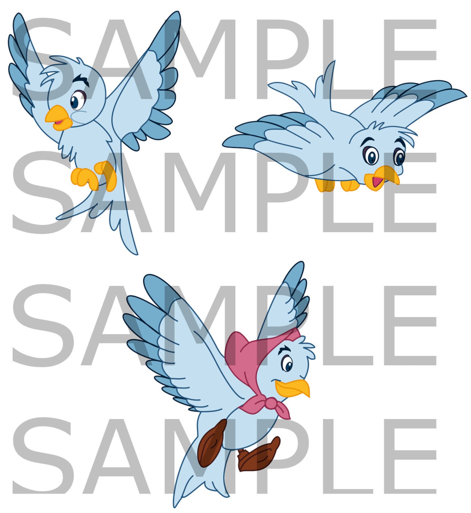 Cinderella Birds Collection - Etsy