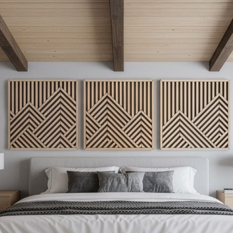 Wood Slat Wall Sculpture - Etsy