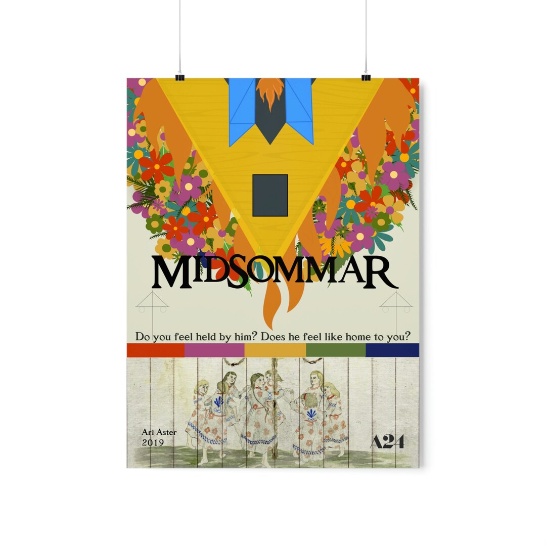 Midsommar Fan Art Poster: Triangle Building Burn Scene 18x24 - Etsy