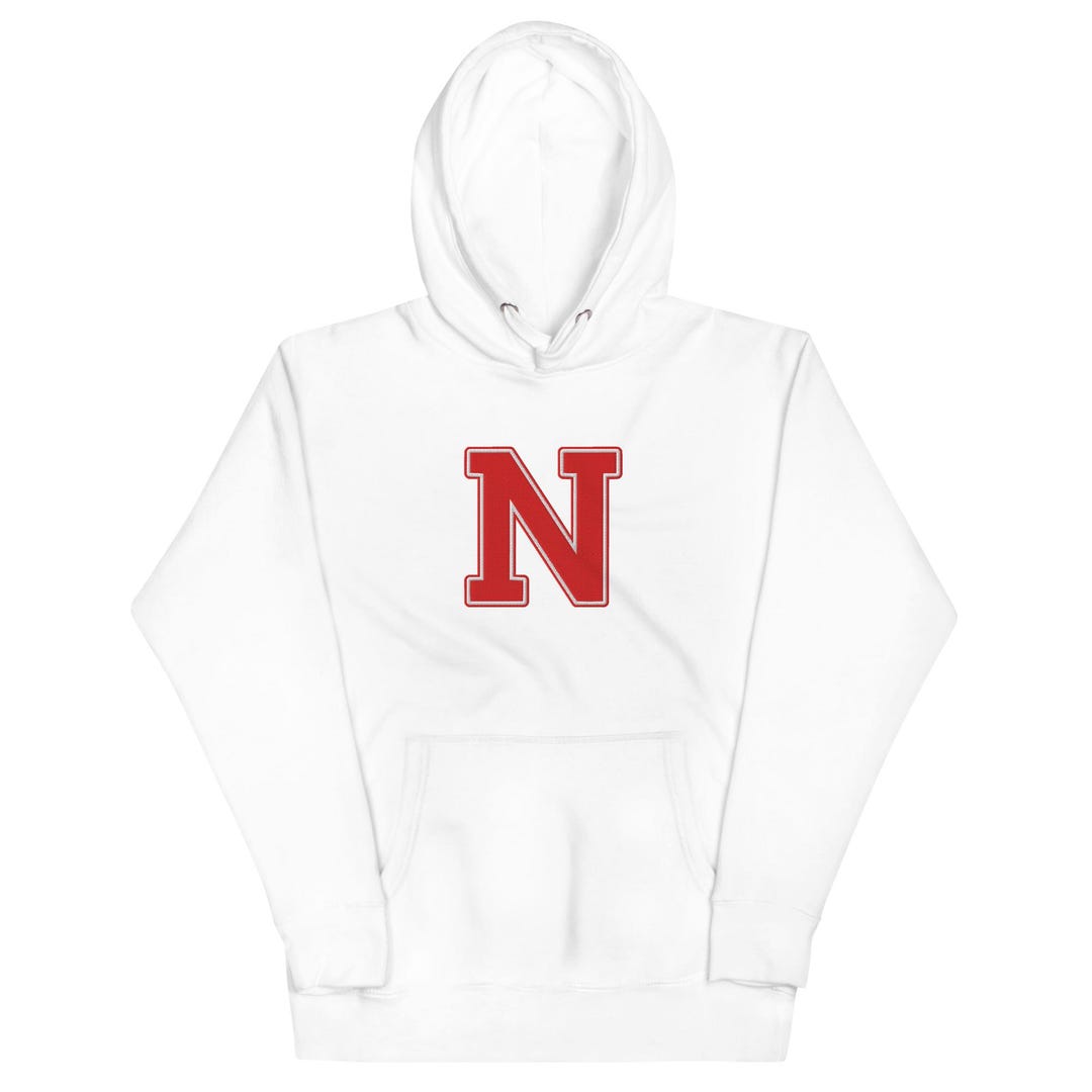 Nebraska Inspired Embroidered Crew Neck Sweatshirt | Cozy Classic and ...