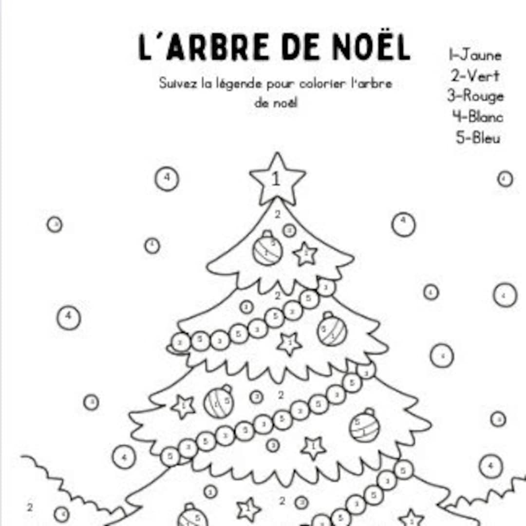 French Immersion Classroom Christmas French Coloring Pages 4 Sheets ...