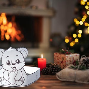 Printable Animal Crown for Kids – Bear Paper Crown (A4 PDF) | DIY Craft ...