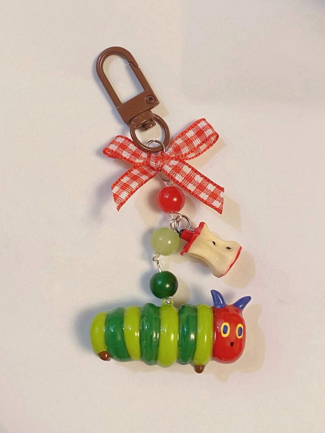 The Very Hungry Caterpillar | - Keychain - Clay Figure - Phone Charm ...
