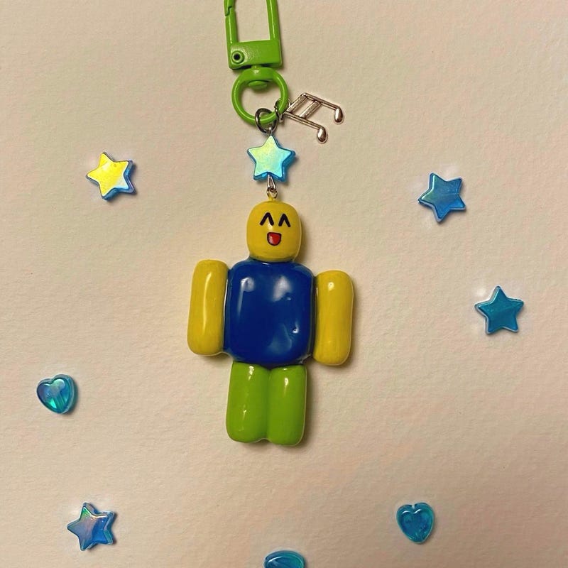Roblox Keychain Figure - Etsy