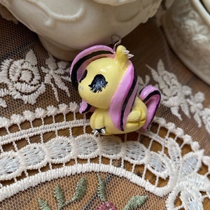 Emo Fluttershy - My Little Pony - Keychain - Clay Figure - Handmade ...