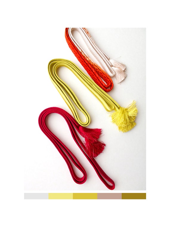 Belt vintage japanese obijime - Gem