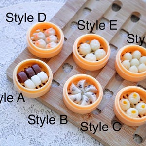 Dim Sum Buns Bao Steamed Buns Refrigerator Cool Fridge Magnets Toys - Etsy