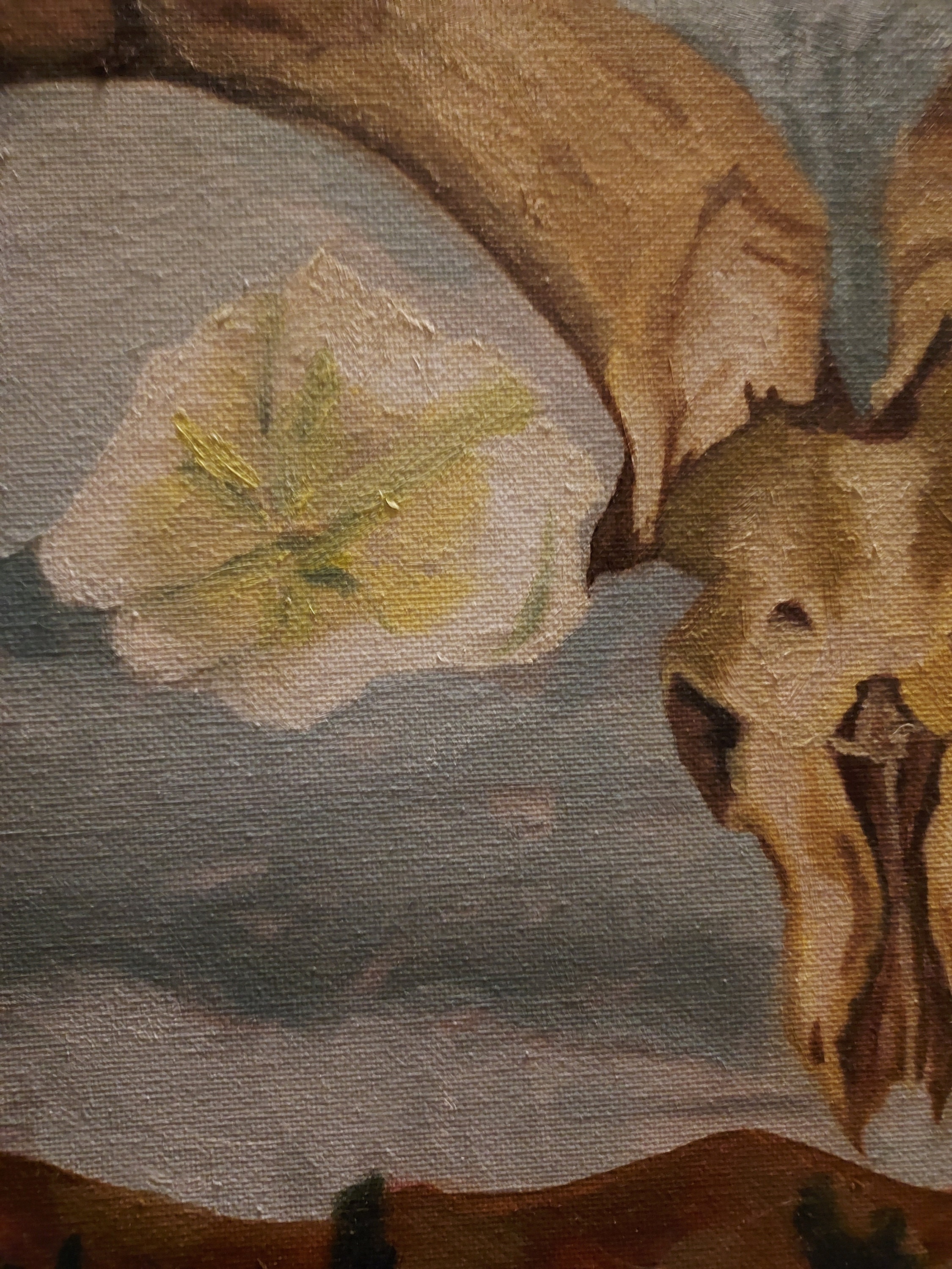 Georgia O'keeffe Skull Painting - Etsy