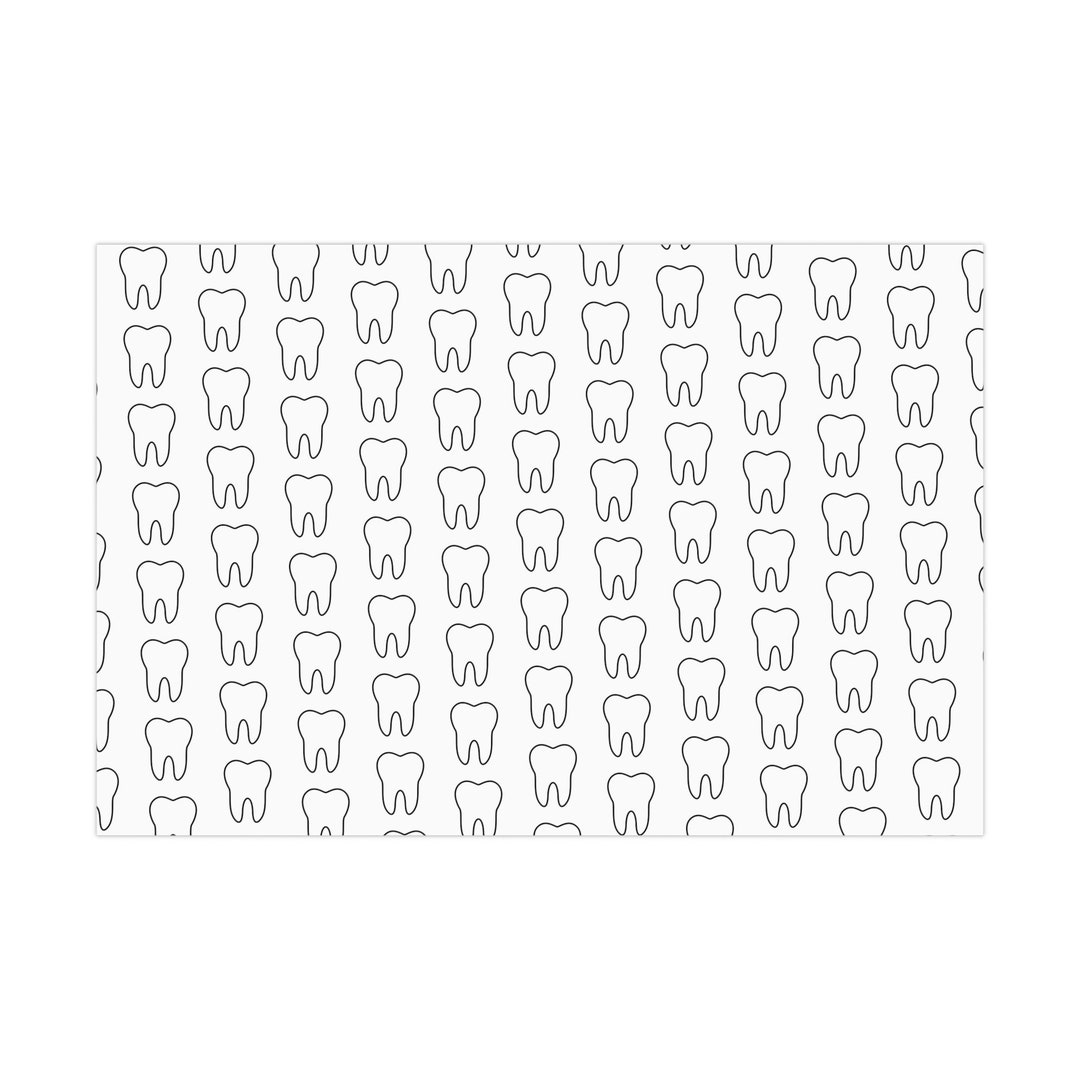 Dental Gift Wrap Paper | Tooth Gift Wrap Paper - Etsy
