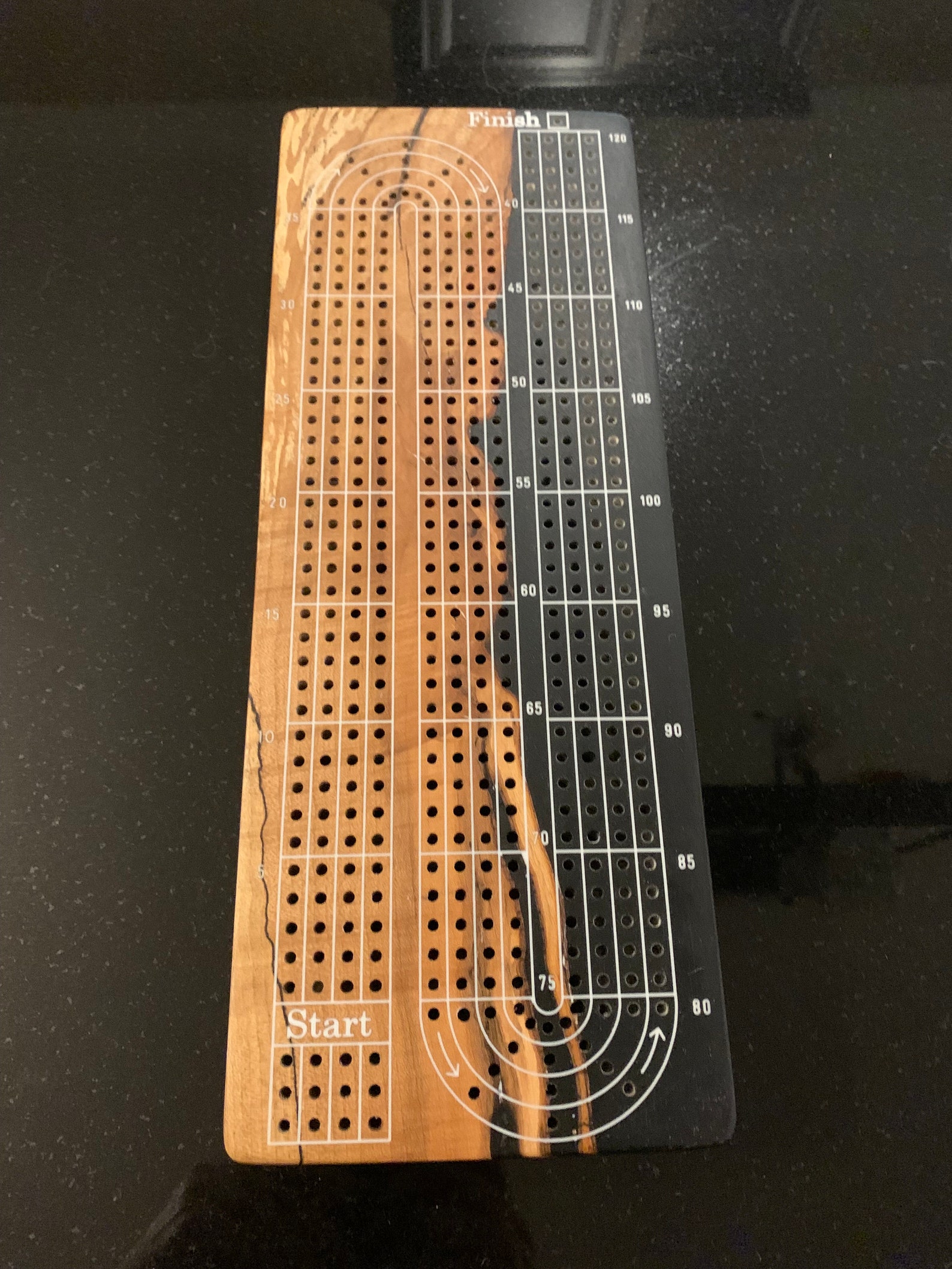 Maple Cribbage Boards With Cards and Pegs - Etsy