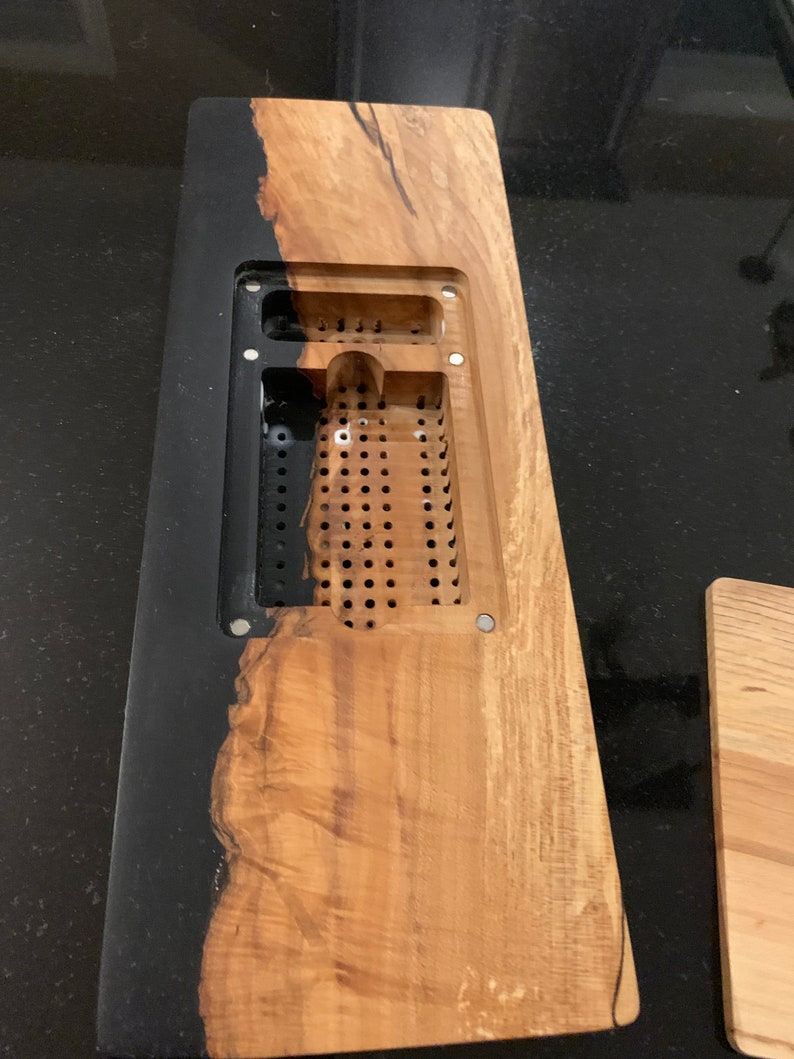Maple Cribbage Boards With Cards and Pegs - Etsy