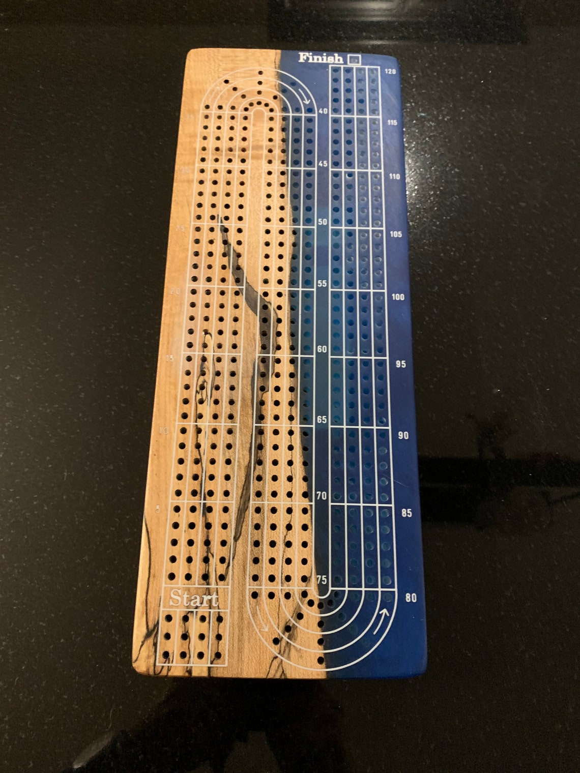 Maple Cribbage Boards With Cards and Pegs - Etsy