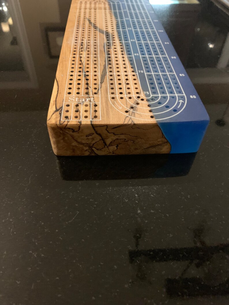 Maple Cribbage Boards With Cards and Pegs - Etsy