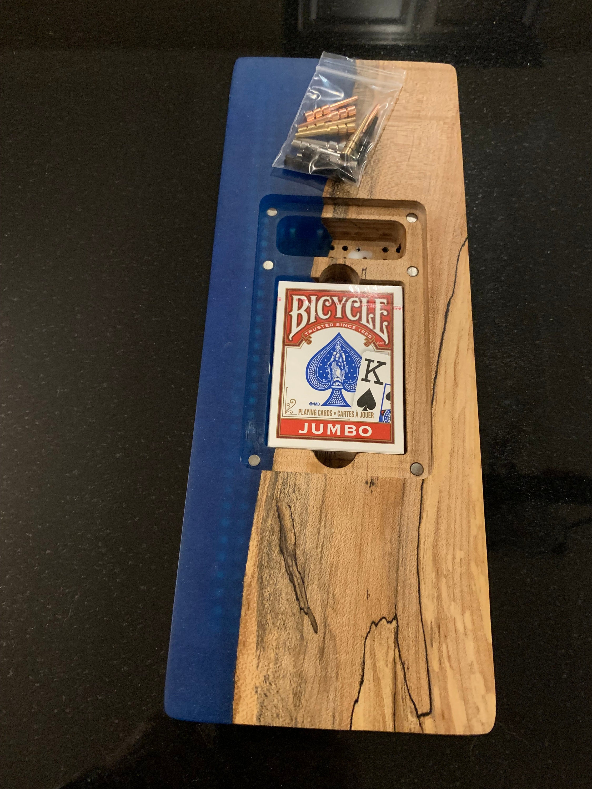Maple Cribbage Boards With Cards and Pegs - Etsy
