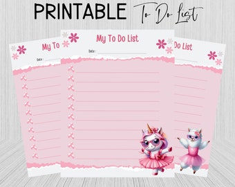 Printable to Do List, Printable Planner, Task Tracker, Task List ...