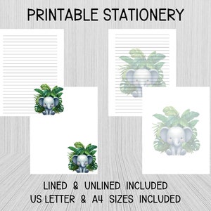 Printable Stationery, Printable Writing Paper, Stationery Paper, Lined ...