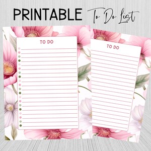 Printable to Do List, Printable Planner, Task Tracker, Task List ...