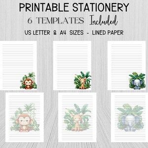 Printable Stationery, Printable Writing Paper, Stationery Paper, Lined ...