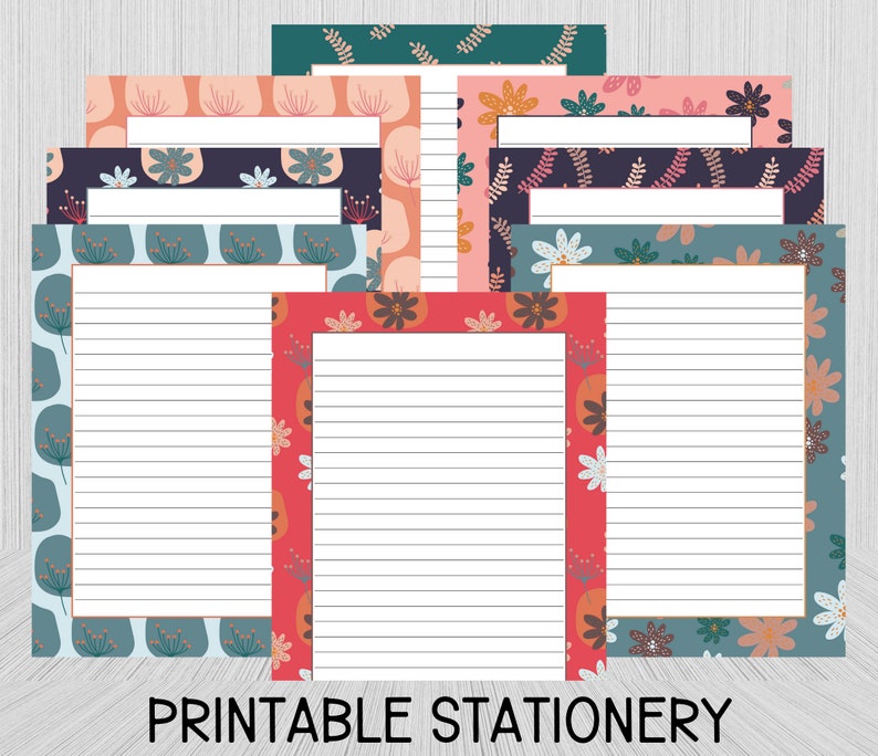 Printable Border Paper, Stationery Paper, Printable Writing Paper ...