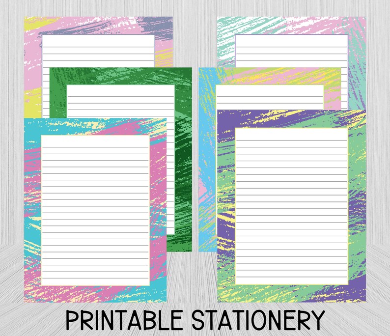 Printable Border Paper, Stationery Paper, Printable Writing Paper ...