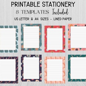 Printable Border Paper, Stationery Paper, Printable Writing Paper ...