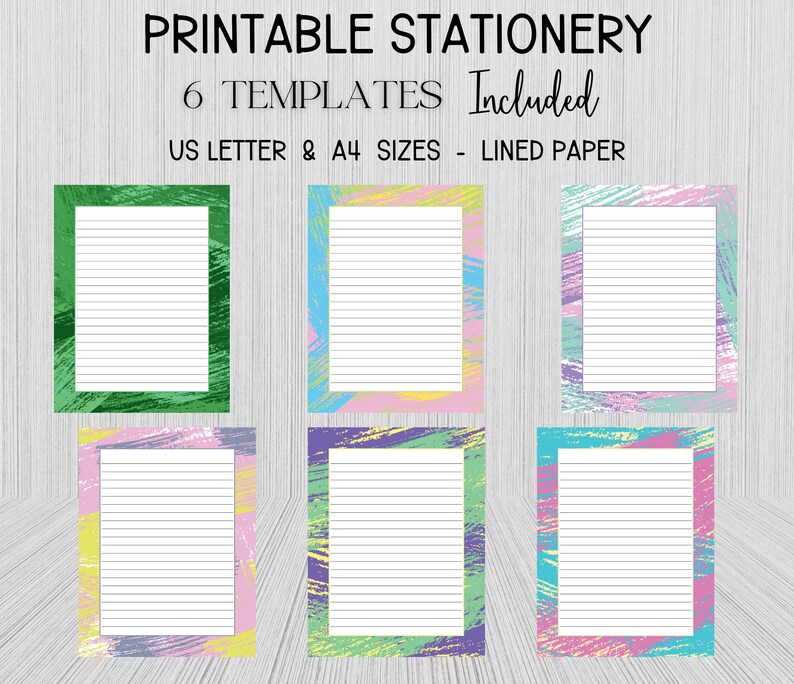 Printable Border Paper, Stationery Paper, Printable Writing Paper ...