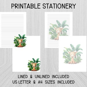 Printable Stationery, Printable Writing Paper, Stationery Paper, Lined ...