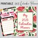 Watermelon Calendar, 2025 Calendar Planner, Monthly Planner, Digital ...