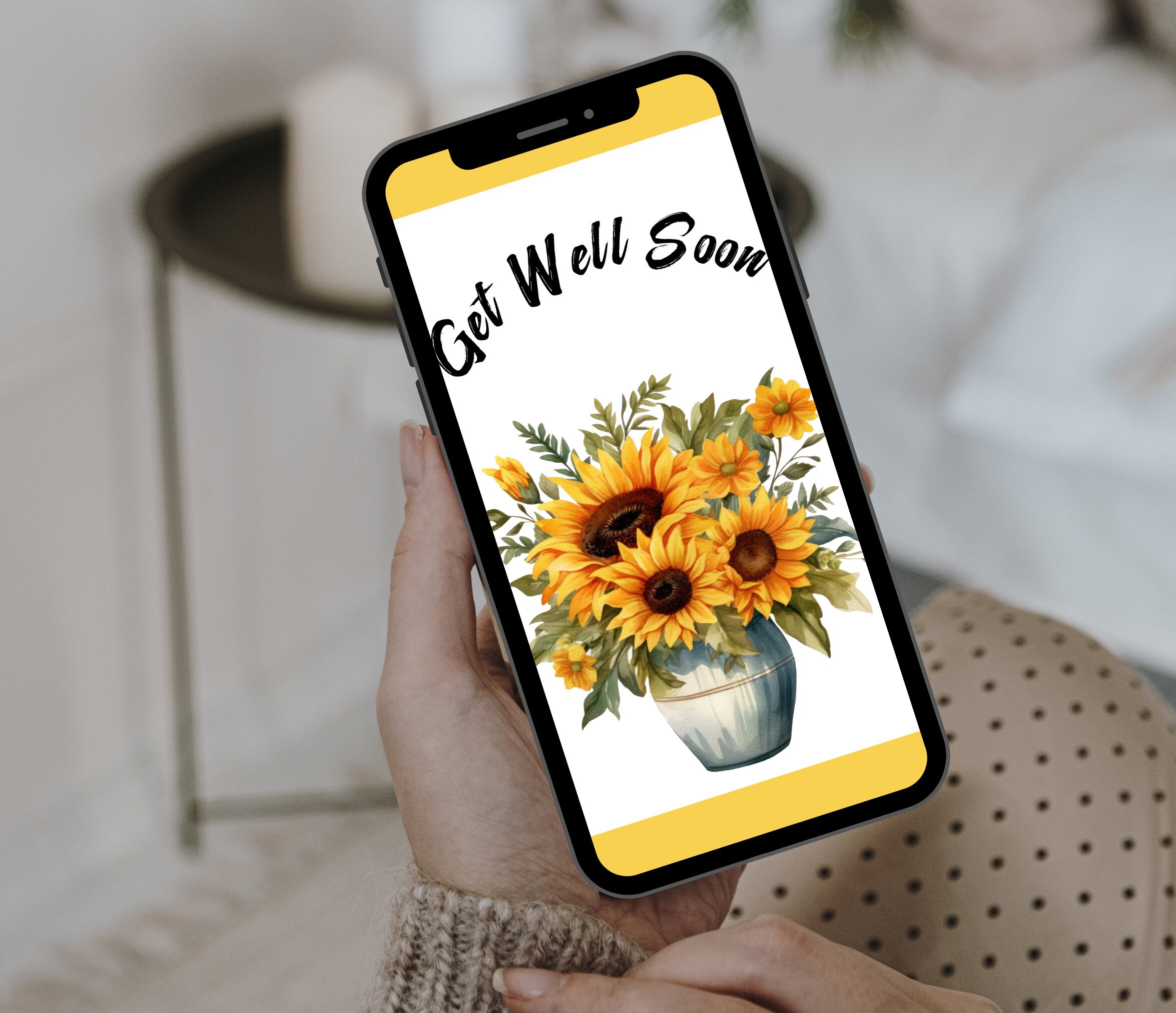 Electronic Card, Get Well Soon E-card, Get Well Soon Card, Instant ...