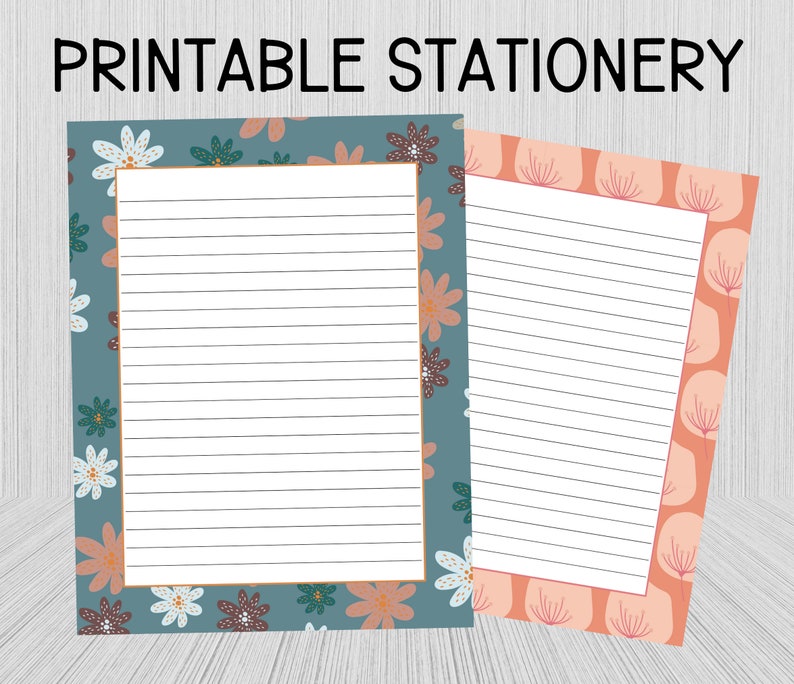 Printable Border Paper, Stationery Paper, Printable Writing Paper ...