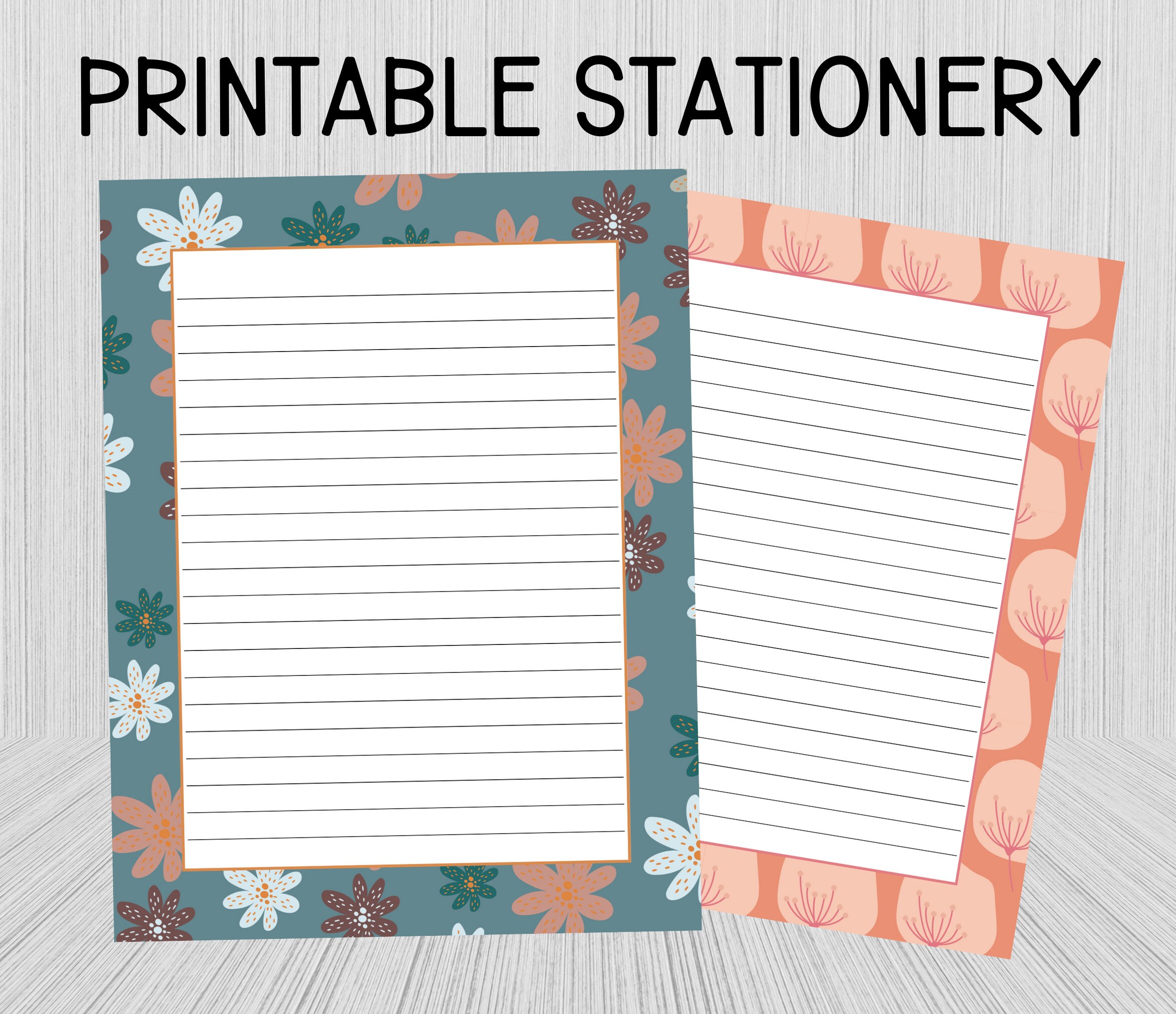Printable Border Paper, Stationery Paper, Printable Writing Paper ...