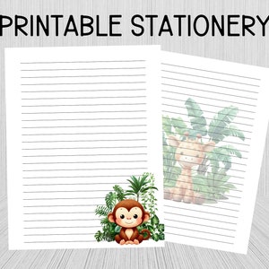 Printable Stationery, Printable Writing Paper, Stationery Paper, Lined ...