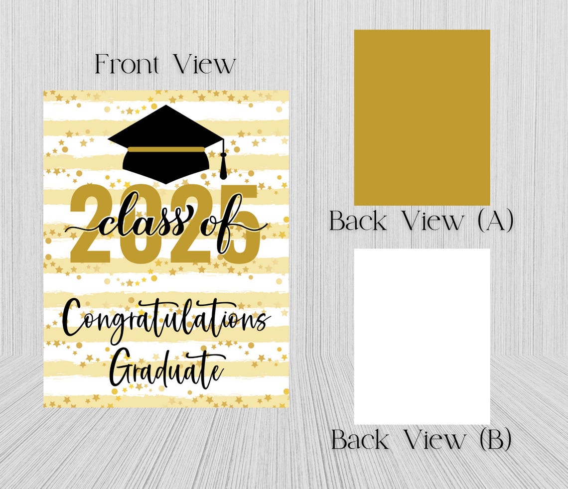 Printable Graduation Card, Congratulations Graduate, Folding Graduation ...