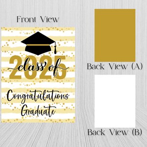 Printable Graduation Card, Congratulations Graduate, Folding Graduation ...