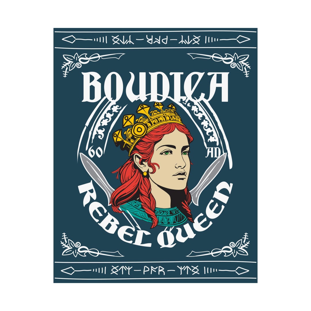 Rebel Queen Boudica Premium Wall Art Print, Her Gift - Etsy