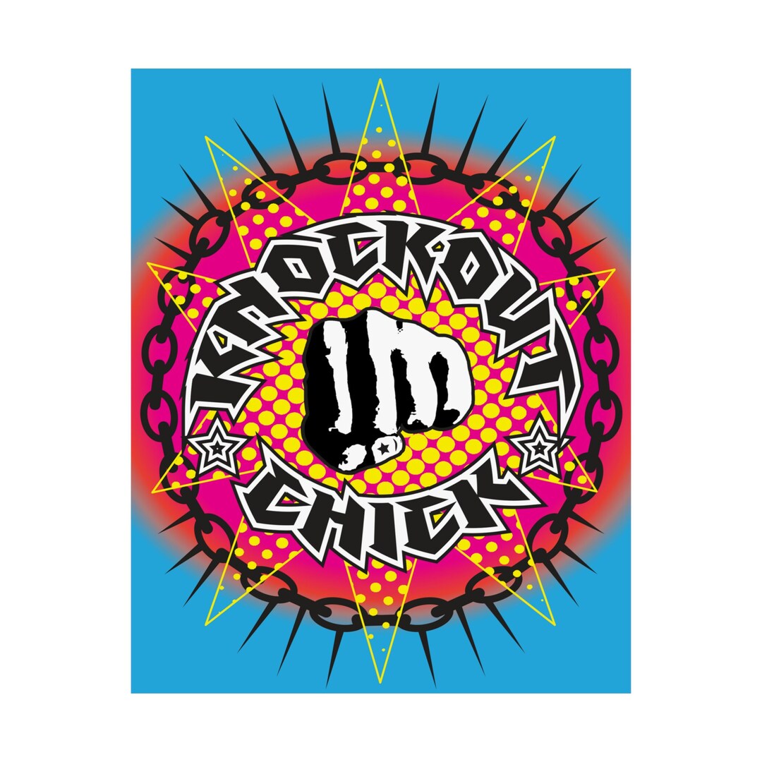 Knockout Chick Premium Art Print, Woman Athlete Gift, Beauty and ...