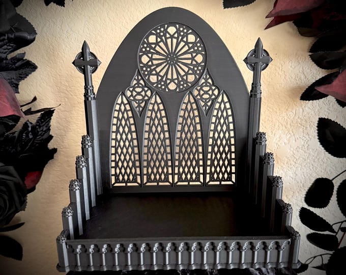 Gothic Cathedral Accessory Tray Display 3D Printed - Etsy