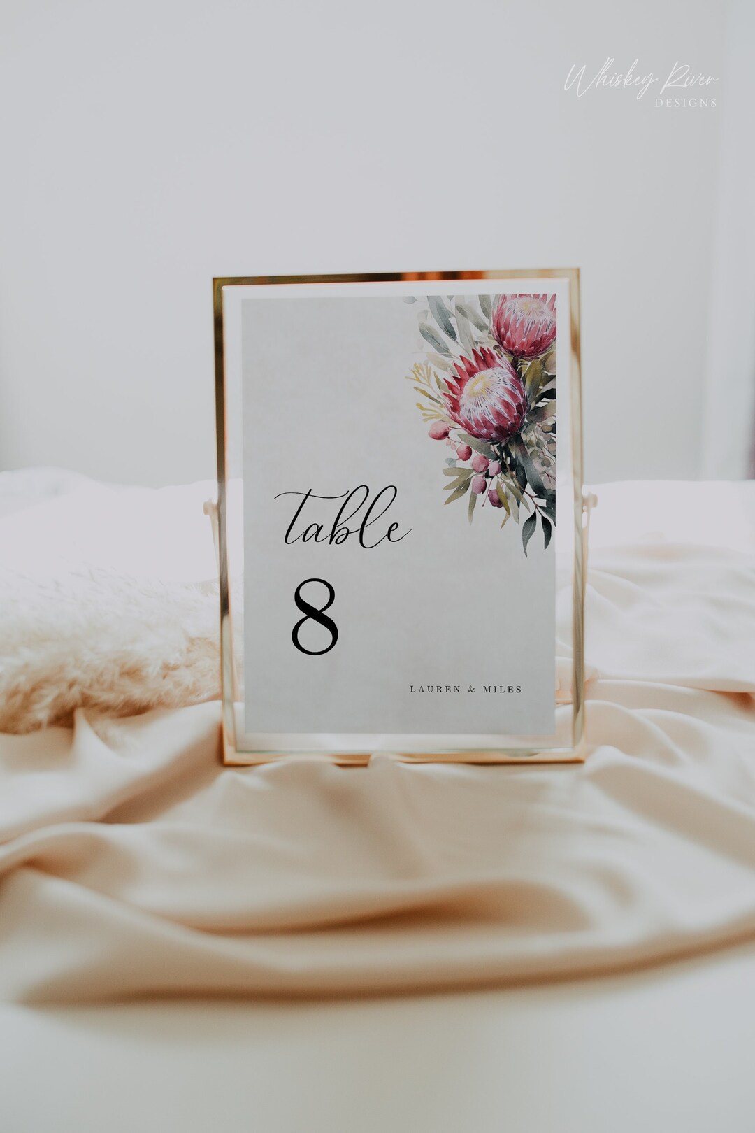 Boho Wedding Table Numbers, Editable Template, Printable Table Number ...