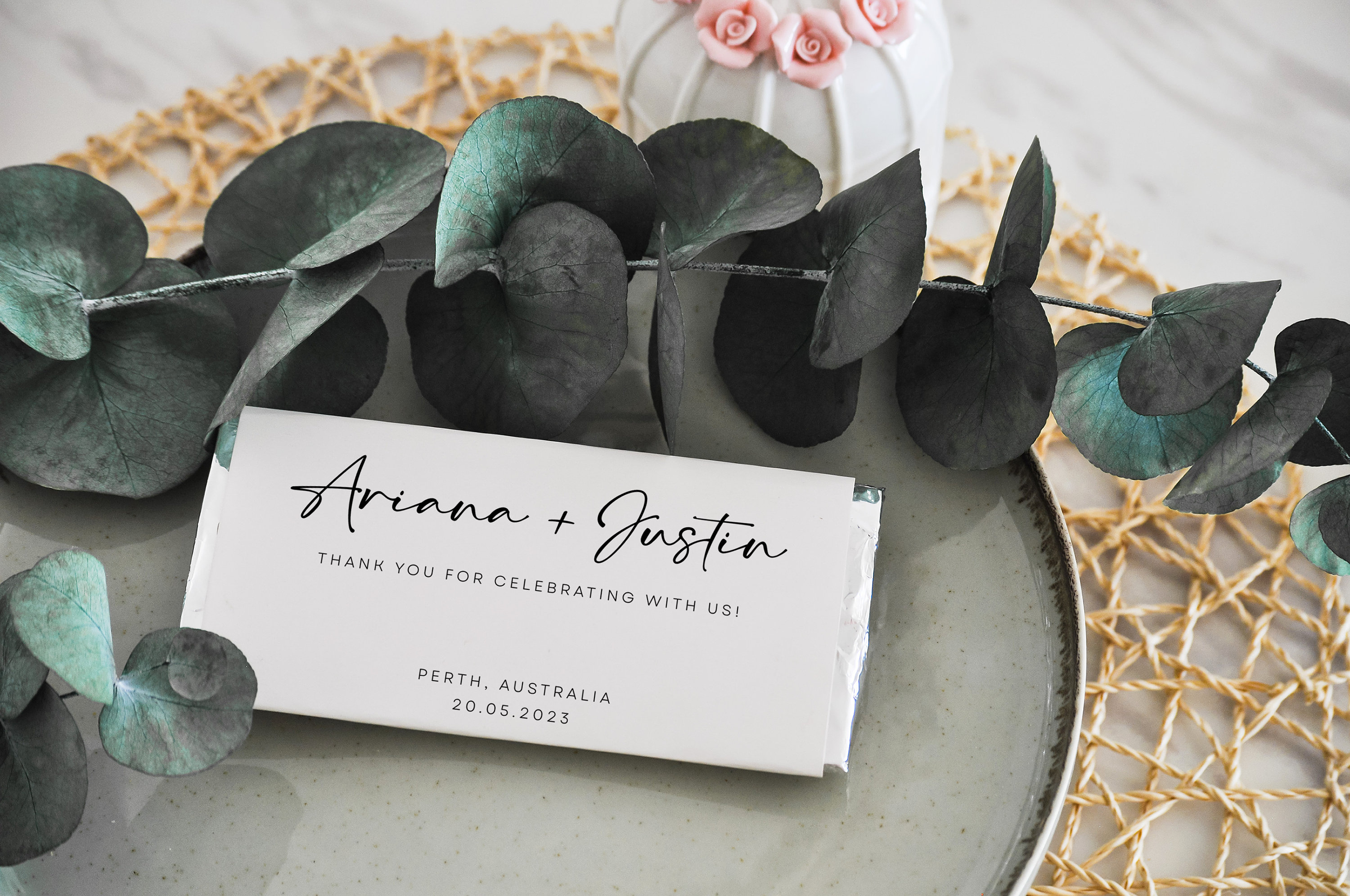 Printable Candy Bar Wrapper Template, Instant Download, Editable ...