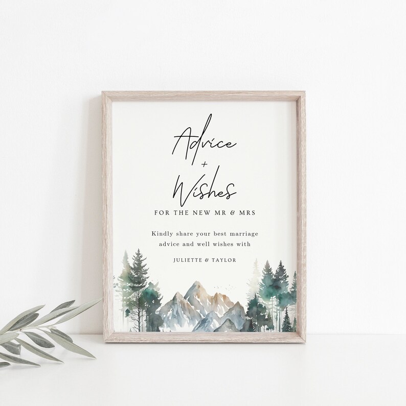 Best Wishes for Wedding Sign INSTANT DOWNLOAD Editable Template, Well ...