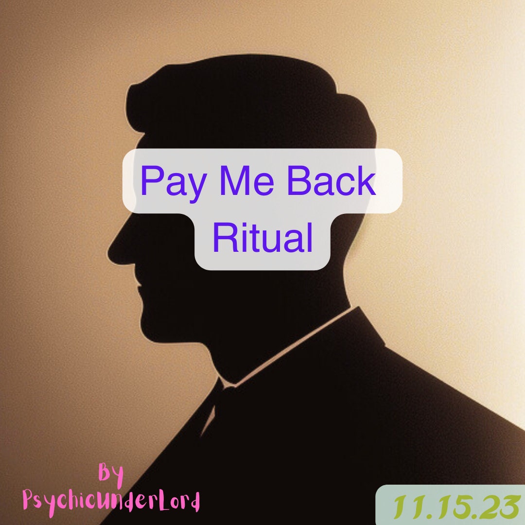Couples Pay Me Back Ritual / Money - Etsy