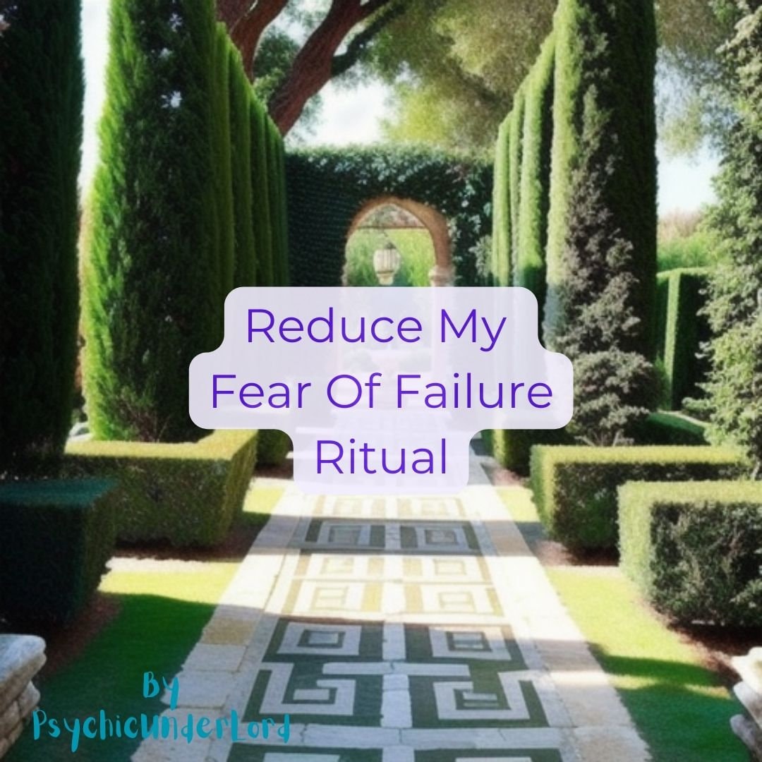 Reduce My Fear of Failure Ritual - Etsy